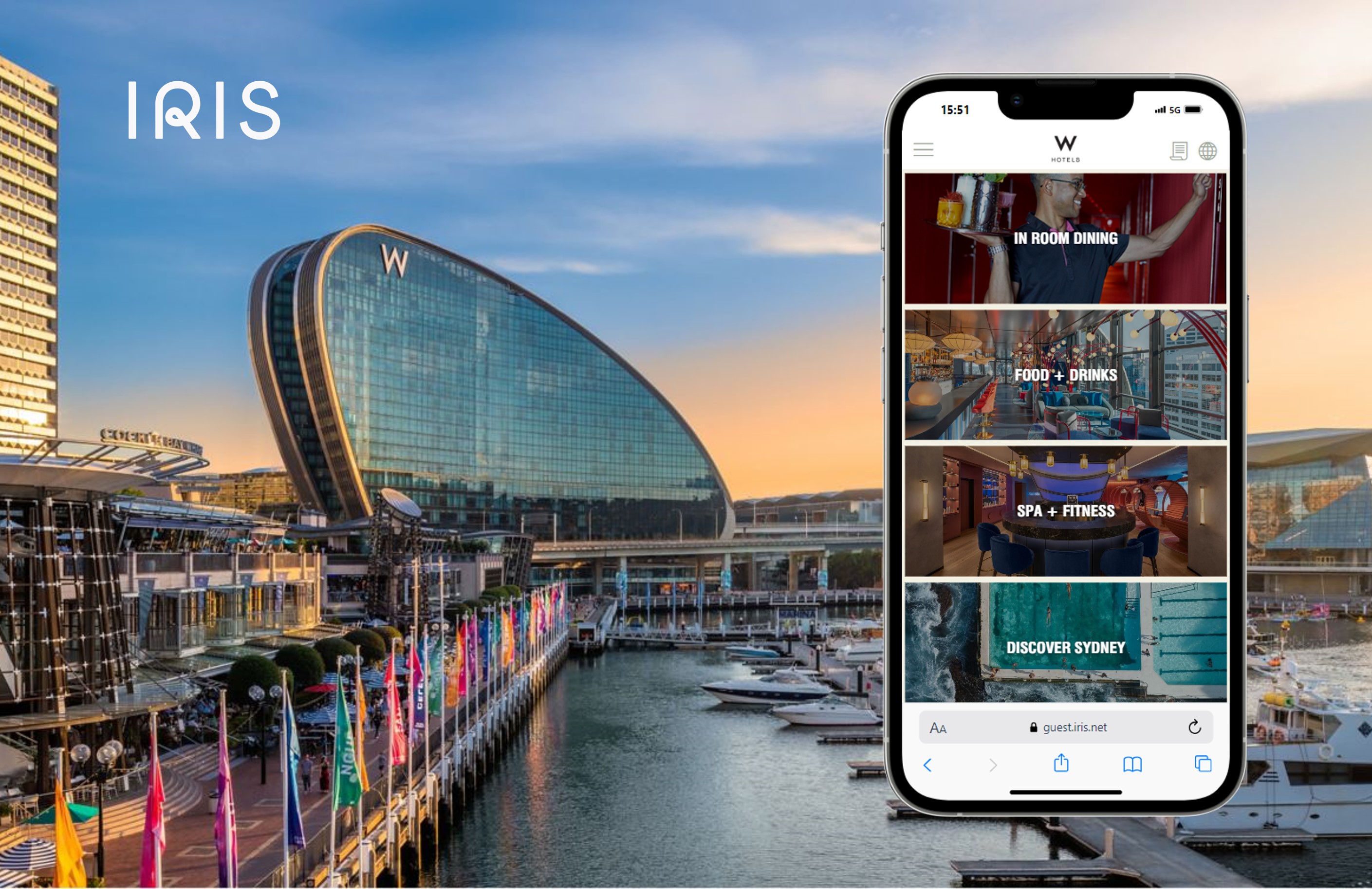 IRIS partners with W Sydney to enhance the guest stay with Mobile F&B Ordering and Guest ...